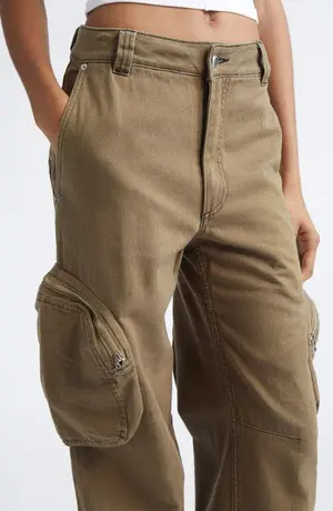 Eckhaus Latta Cotton Twill Cargo Pants