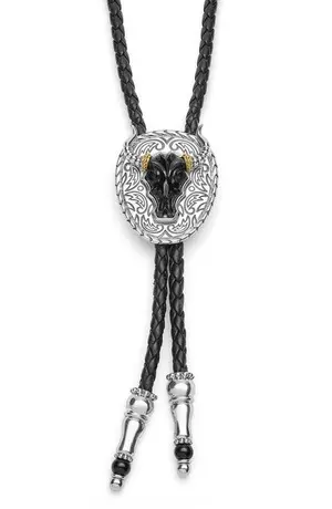 Lagos Longhorn Medallion Bolo Tie