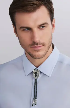 Lagos Longhorn Medallion Bolo Tie