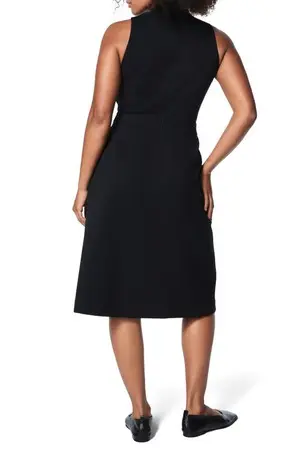 Spanx Belted Sleeveless Ponte Cargo Dress