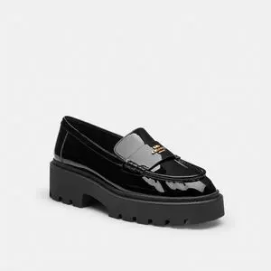 COACH® Lucy Loafer - Patent Leather/black