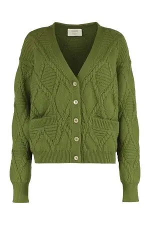 Max Mara Mohair-Blend Bolero Cardigan - Green