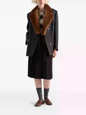 Prada Argyle Knit Sweater