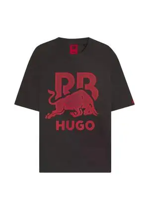 Hugo Bull Logo T-shirt - Grey