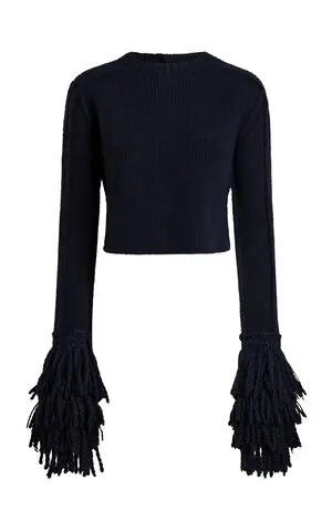 Etro Fringed Wool-blend Cardigan