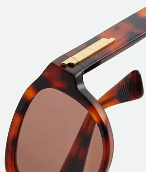 Bottega Veneta Classic Aviator Sunglasses