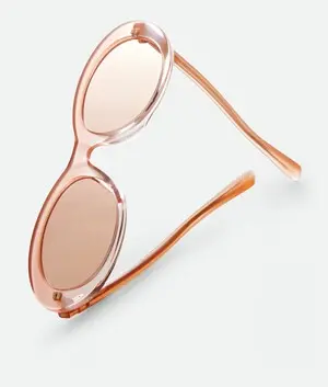 Bottega Veneta Classic Oval Sunglasses - Pink