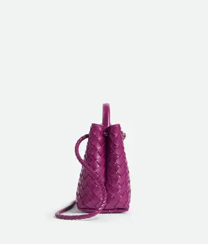 Bottega Veneta Small Intrecciato Andiamo Bag - Beetroot