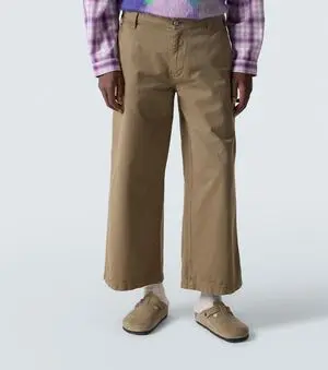 ERL High-rise Wide-leg Jeans