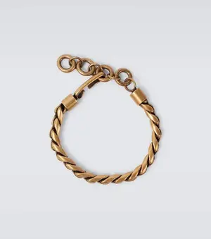 Dries Van Noten Braided Brass Bracelet - Gold