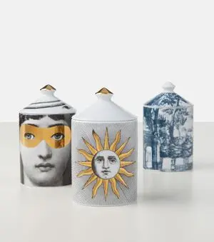 FORNASETTI Se Poi Porcelain Scented Candle