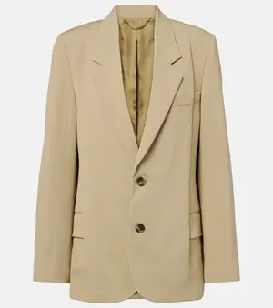 Victoria Beckham Victoria Beckham Single-Breasted Blazer Grey