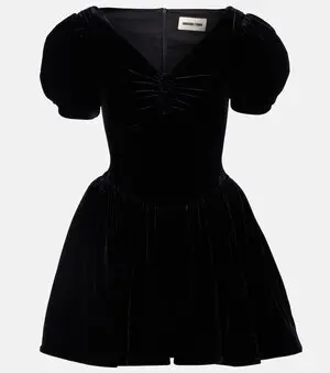 SHUSHU/TONG Bow-detail Cutout Top - Black