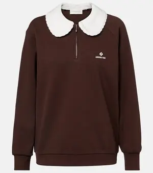 SHUSHU/TONG Bow-detail Cutout Top - Brown