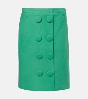 SHUSHU/TONG Bow-detail Cutout Top - Green