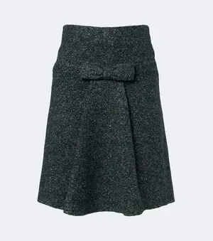 SHUSHU/TONG Bow-detail Cutout Top - Green