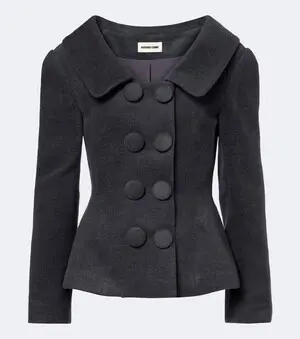 SHUSHU/TONG Bow-detail Cutout Top - Grey