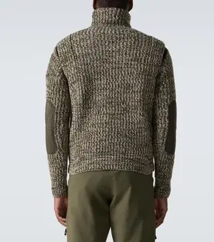 Moncler Virgin Wool Turtleneck Sweater - Green