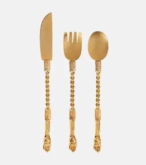 NATALIA CRIADO Plated Cutlery Set - Gold