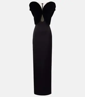 David Koma Satin Gown