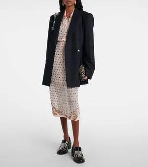 JIMMY CHOO Tylor Embellished Leather Loafer Pumps