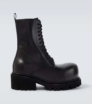 Balenciaga Mid Calf Boots For Men