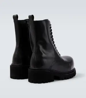 Balenciaga Stomper Leather Boots