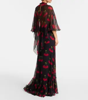 Valentino Garavani Creponne Chiffon Gown