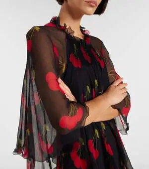 Valentino Garavani Creponne Chiffon Gown
