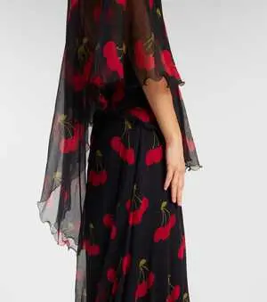 Valentino Garavani Creponne Chiffon Gown