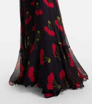 Valentino Garavani Creponne Chiffon Gown