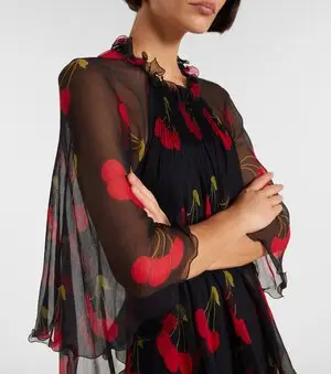 Valentino Garavani Creponne Chiffon Gown