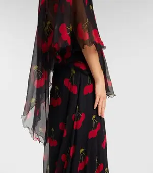 Valentino Garavani Creponne Chiffon Gown