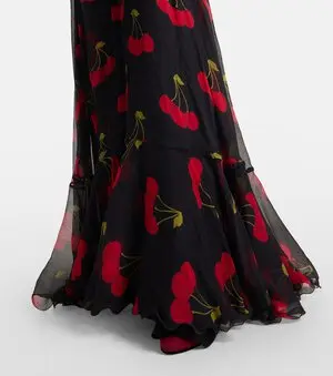 Valentino Garavani Creponne Chiffon Gown