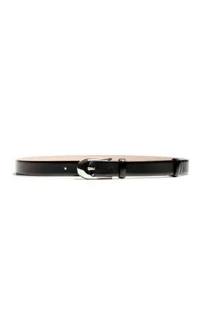 Khaite Dome Leather Belt - Black