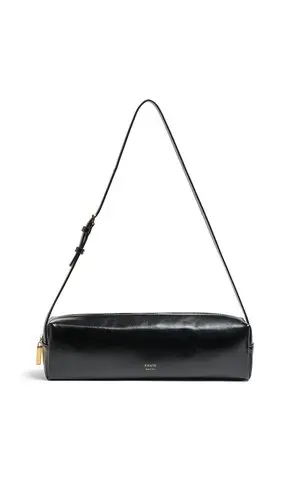 Khaite Kye Leather Shoulder Bag - Black