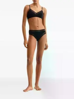 ERES Madeleine Graph Wireless Triangle Bra - Black