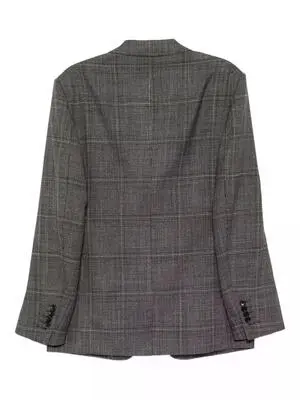 TOM FORD Checked Single-breasted Suit - Grey