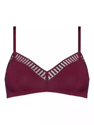 ERES Madeleine Graph Lace Triangle Bra - Purple