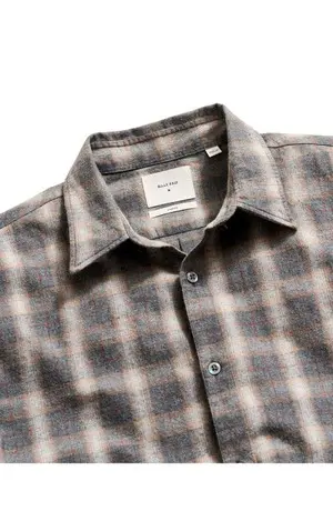 Billy Reid Mélange Plaid Button-up Shirt