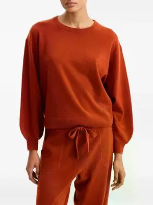 ERES Bishop-sleeve Sweater - Brown