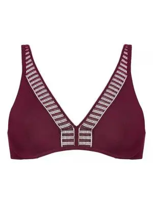 ERES Valérie Graph Underwire Triangle Bra - Purple