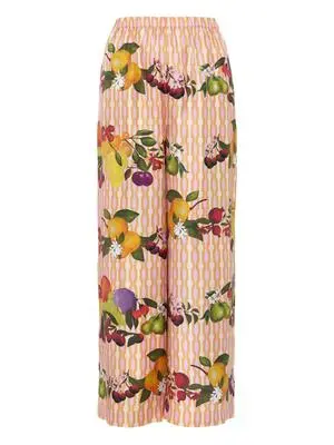 ERES Canelle Fruit-print Pyjama Bottoms - Pink
