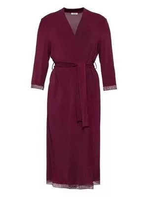 ERES Violette Graph Lace-trimmed Robe - Purple