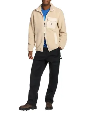 Moncler Zip Up Cardigan - Light Beige