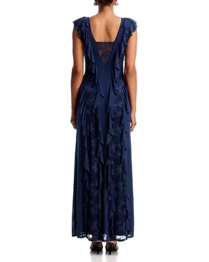 AFRM Trista Maxi Dress - Black Iris