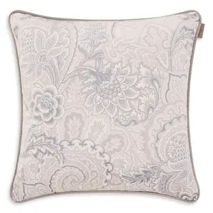 Etro Bloom Floral Velvet Embroidered Decorative Pillow, 18 X 18 - Beige
