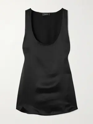 Wardrobe.NYC Silk-satin Tank