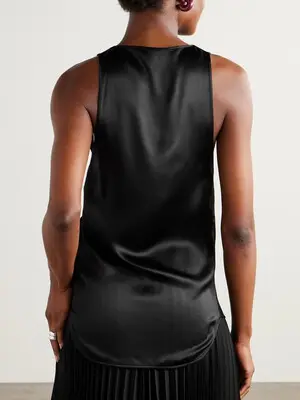 Wardrobe.NYC Silk-satin Tank