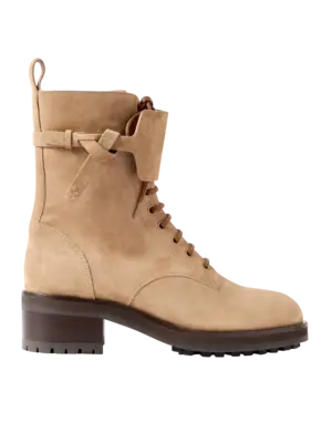 JIMMY CHOO Rosabel 55 Suede Ankle Boots - Brown